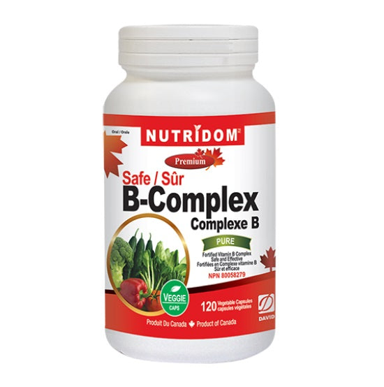 Nutridom | Vitamin B Complex | 200mg | 120 Vcaps – Choi's Vita Store