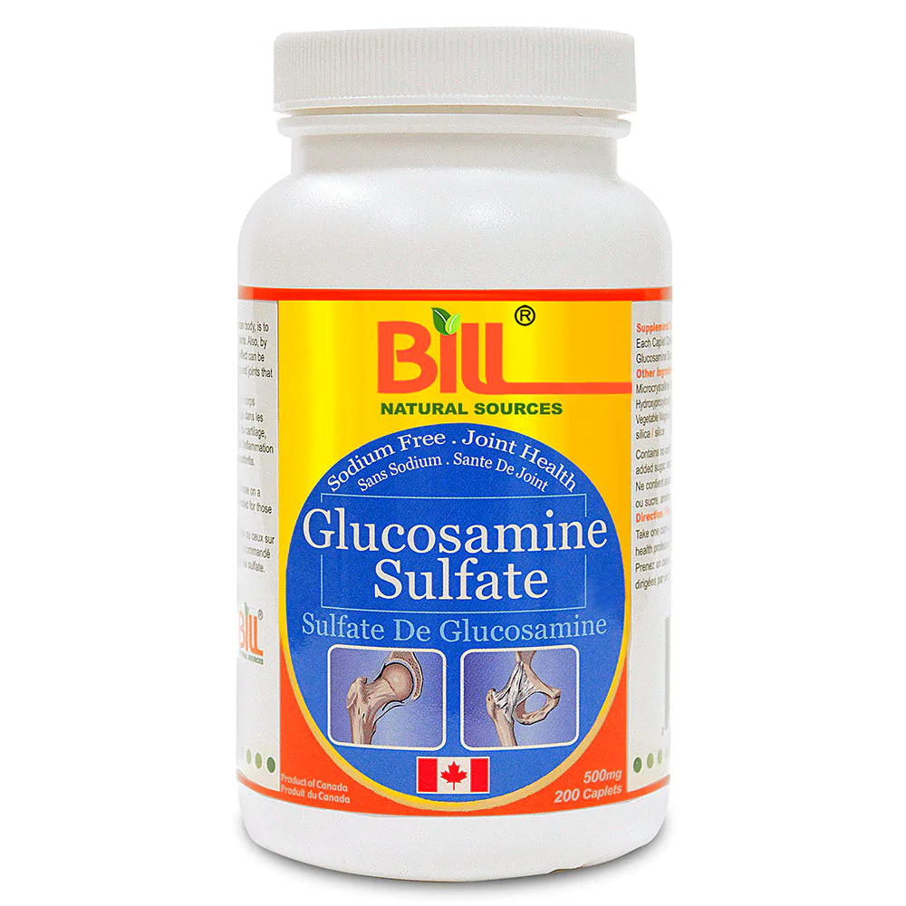 BILL | Glucosamine Sulfate | 500mg | 200Caplets – Choi's Vita Store